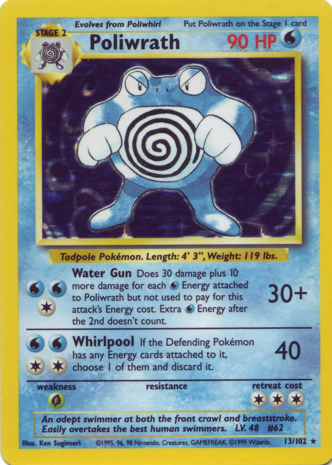Poliwrath Base Set 13 Normal – masterforcecollectibles